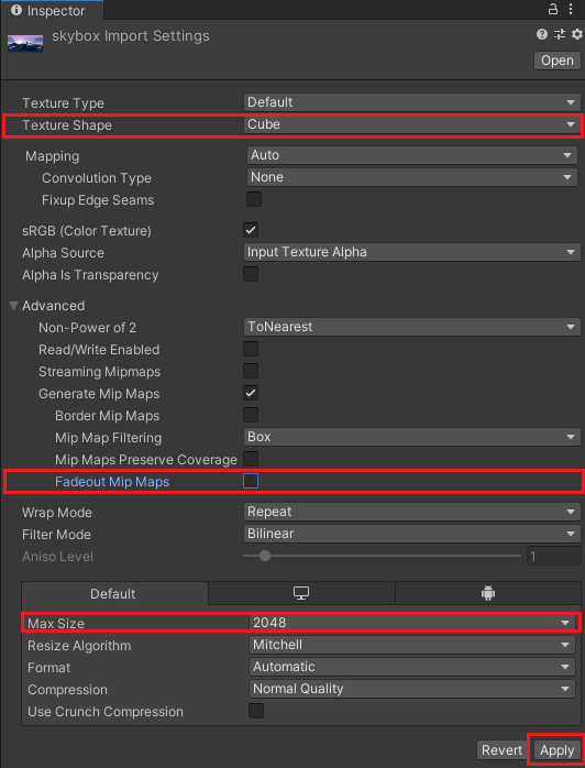 【Skybox AI】unityへインポートしてVRChatで使用する方法