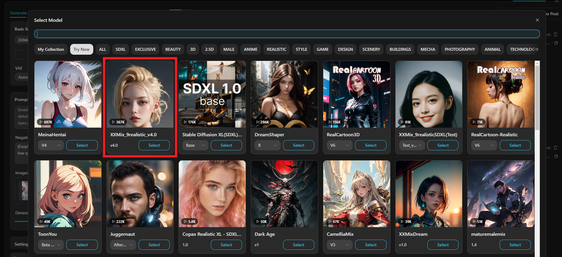 Tensor.Artの使い方（無料で高クオリティな画像生成）